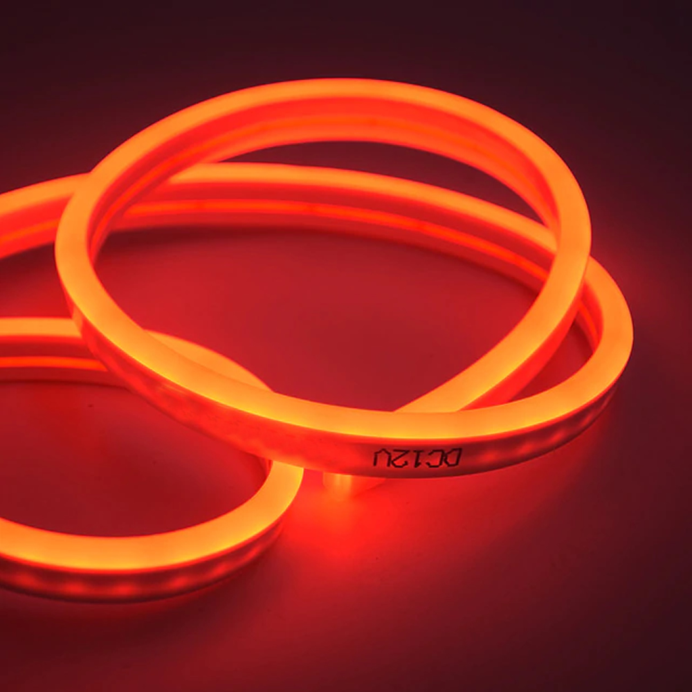 TIRA NEON FLEXIBLE 12V 10MM X 15MM - ROJO MAX - SmartLED | Tienda de ...